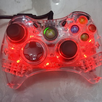 Microsoft Xbox 360 Afterglow Controller Wired Controller Red ...