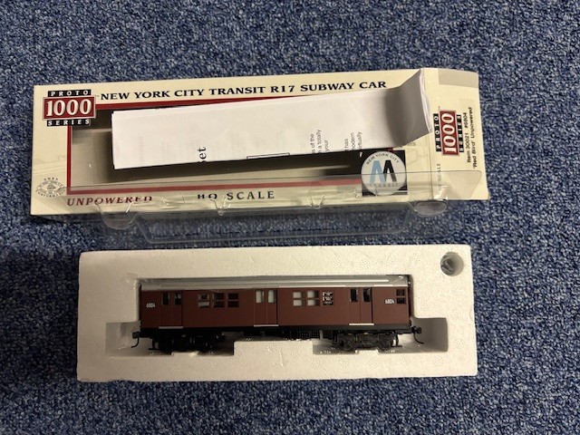 Proto 1000 Red Bird New York City Transit R17 Subway U-Bahn MTA 4 ...