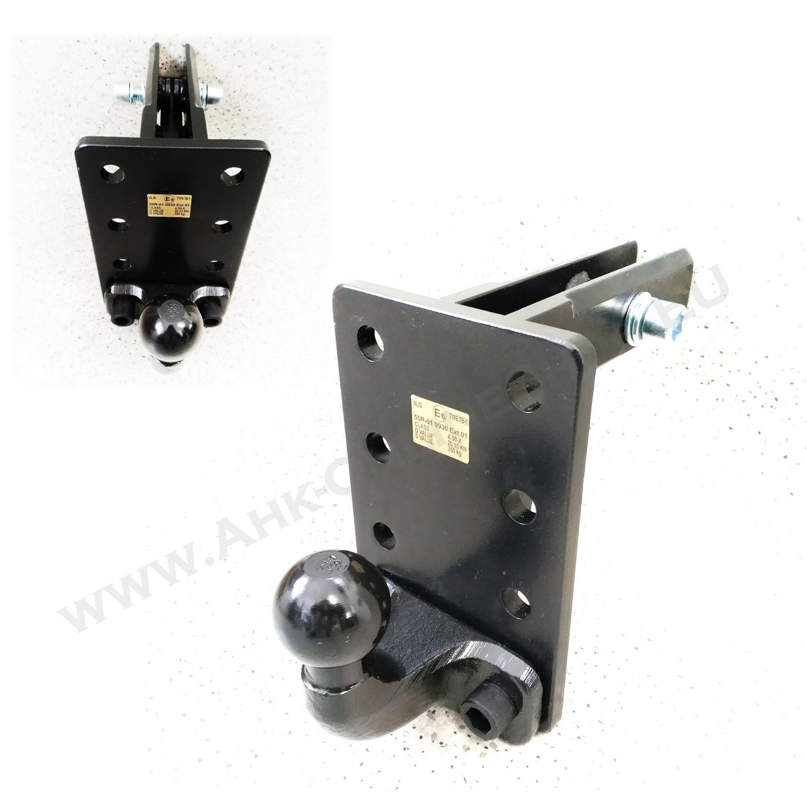 Heavy Duty Towbar Tow Bar Ball Hitch Adapter 2“ Height Adjustable USA ...