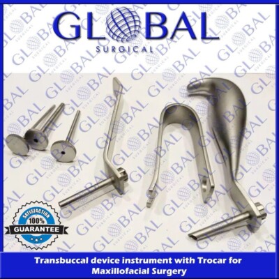 Transbuccal Device Instrument With Trocar For Maxillofacial Surgery | eBay