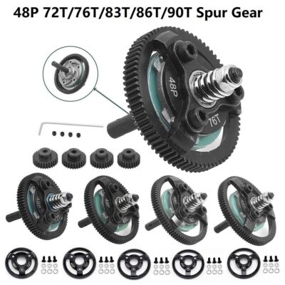 48p Steel 72t 76t 83t 86t 90t Spur Gear For Traxxas Slash 2wd VXL F-150 ...