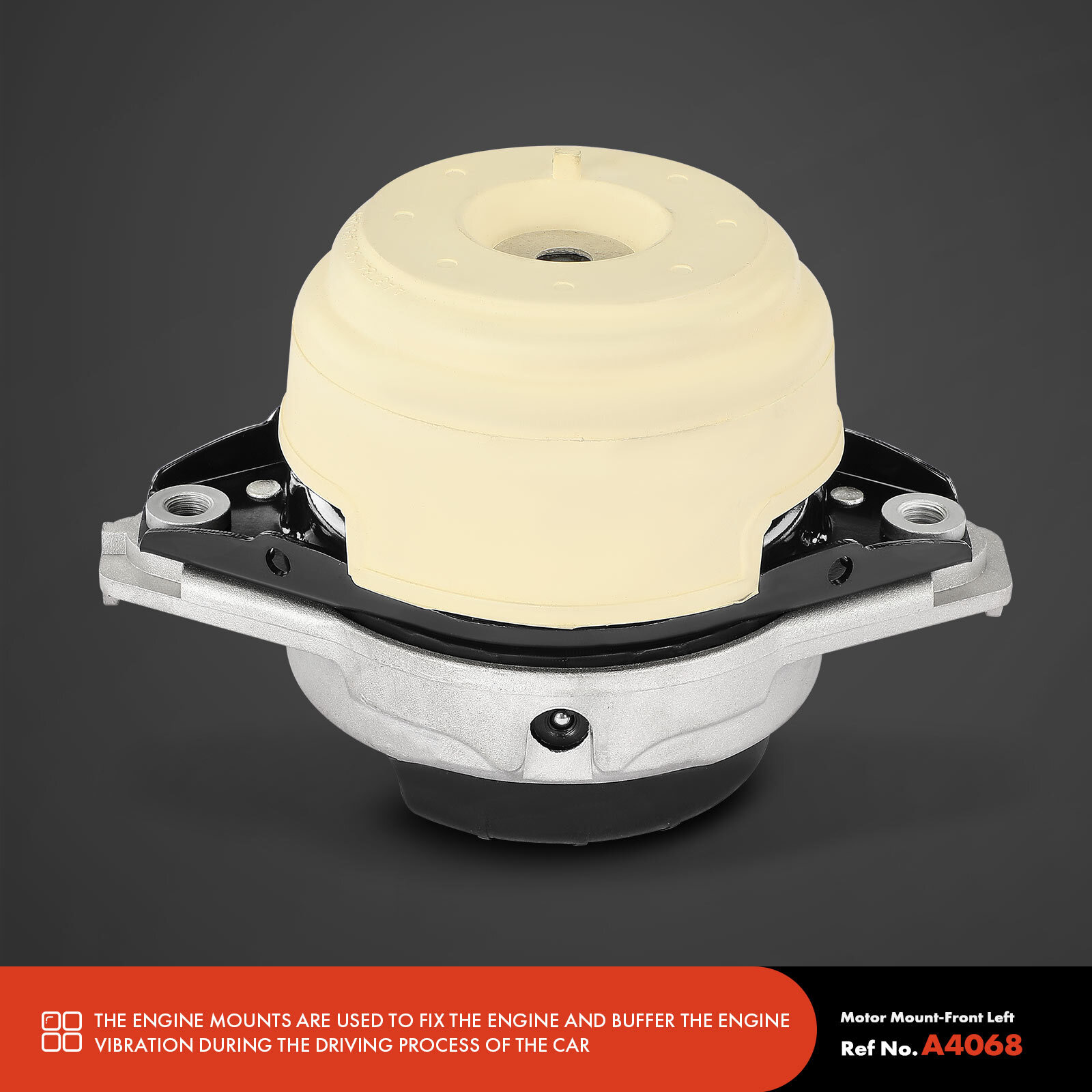 2x Engine Motor Mount for Mercedes-Benz X166 GL450 GLE350 GLE400 Front ...