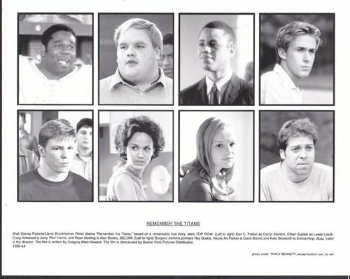 Ethan Suplee Kate Bosworth & cast Remember the Titans 2000 movie photo ...