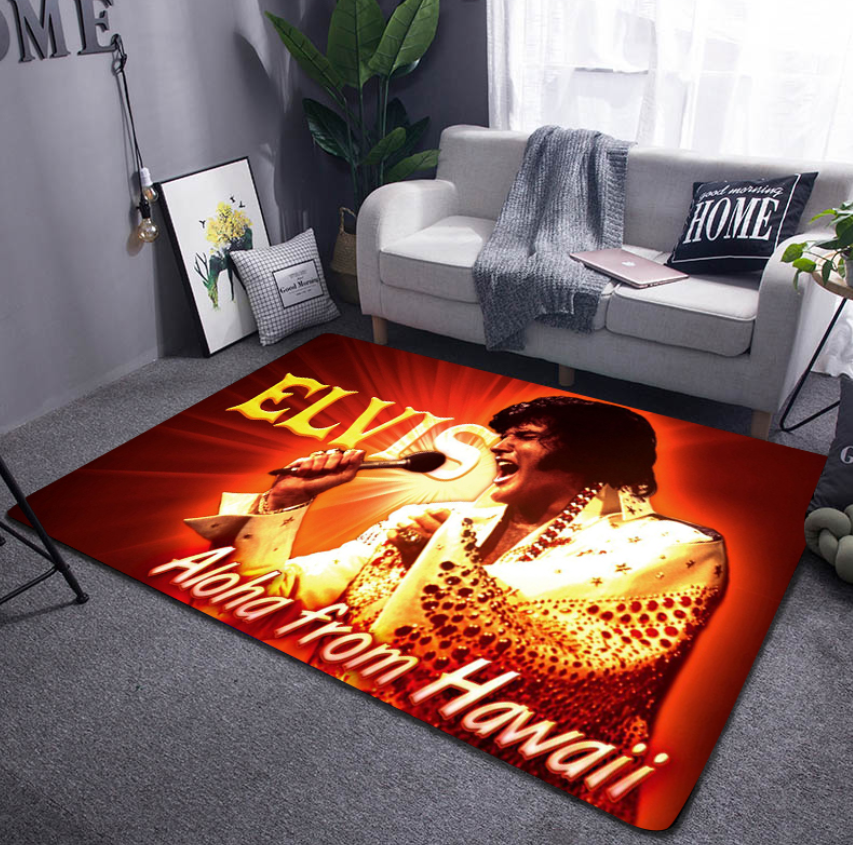 The King Elvis Presley Carpet Living room Bedroom Anti-Slip Rug 3D ...