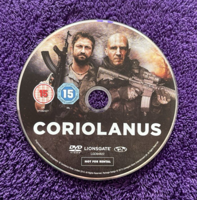 Coriolanus - DVD Disc Only - Drama (2012) Ralph Fiennes - Free UK P&P ...