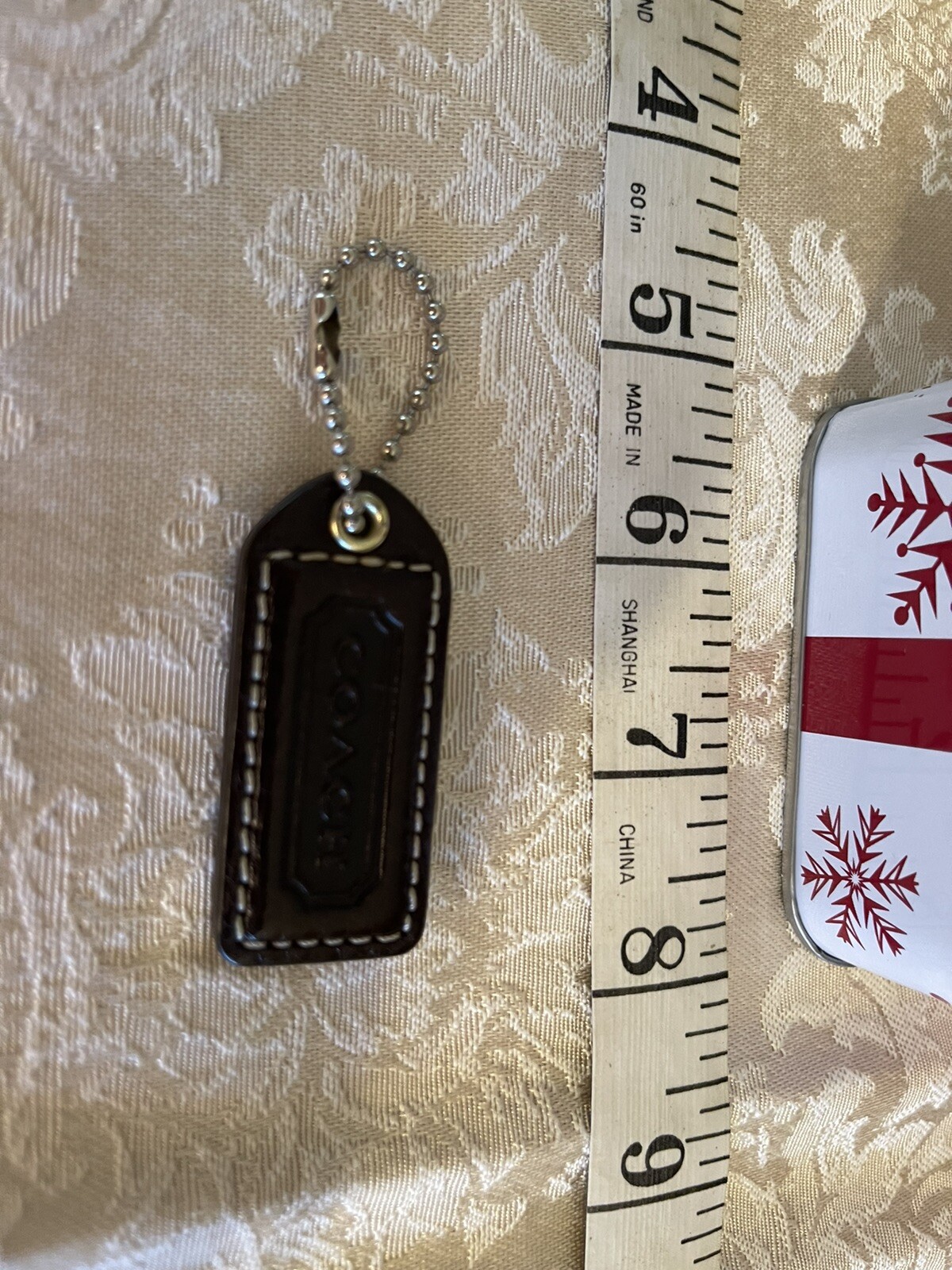 Coach vintage replacement hang tag medium brown Leath… - Gem