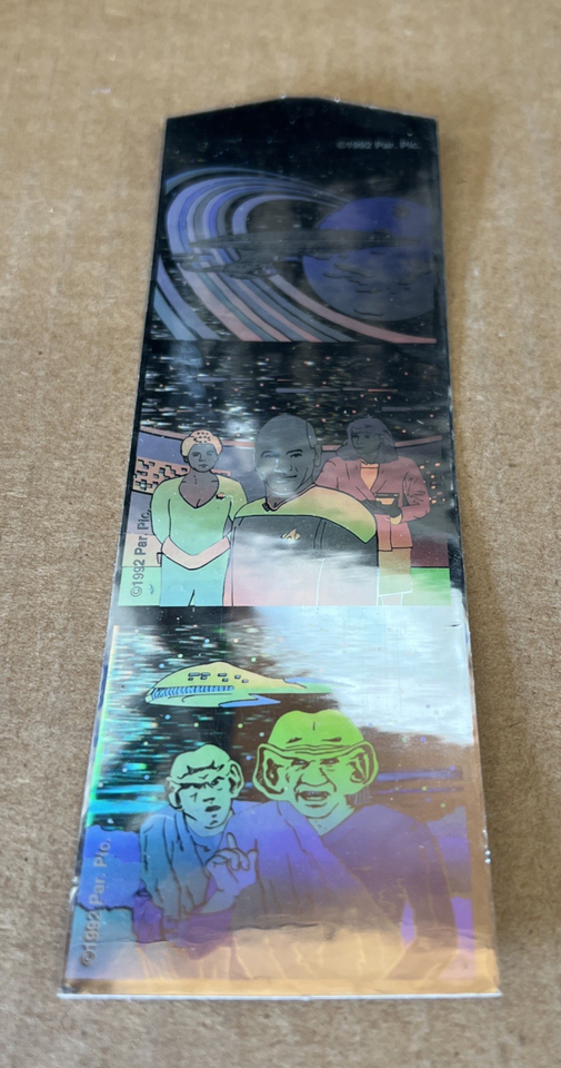 4 Star Trek TNG Hologram Bookmark - A.H. Prismatic Paramount 1992 | eBay