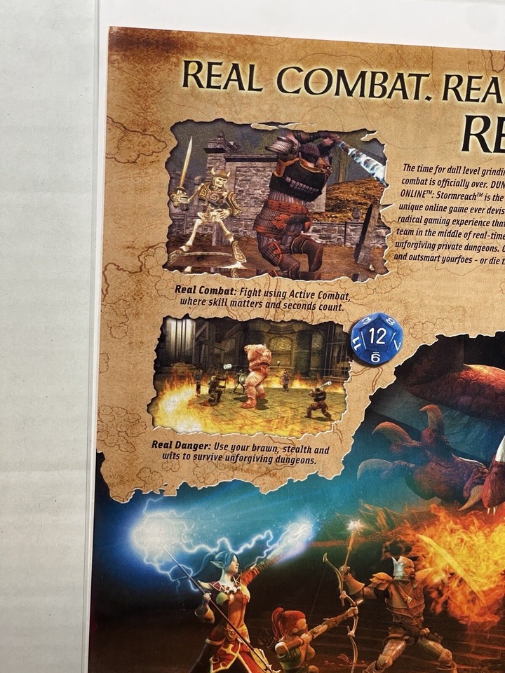 Dungeons & Dragons Online: Stormreach PC 2006 Print Ad/Poster Official ...