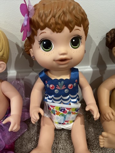 Hasbro E3691 Baby Alive Shimmer N Splash Mermaid 14" Doll Toy with ...