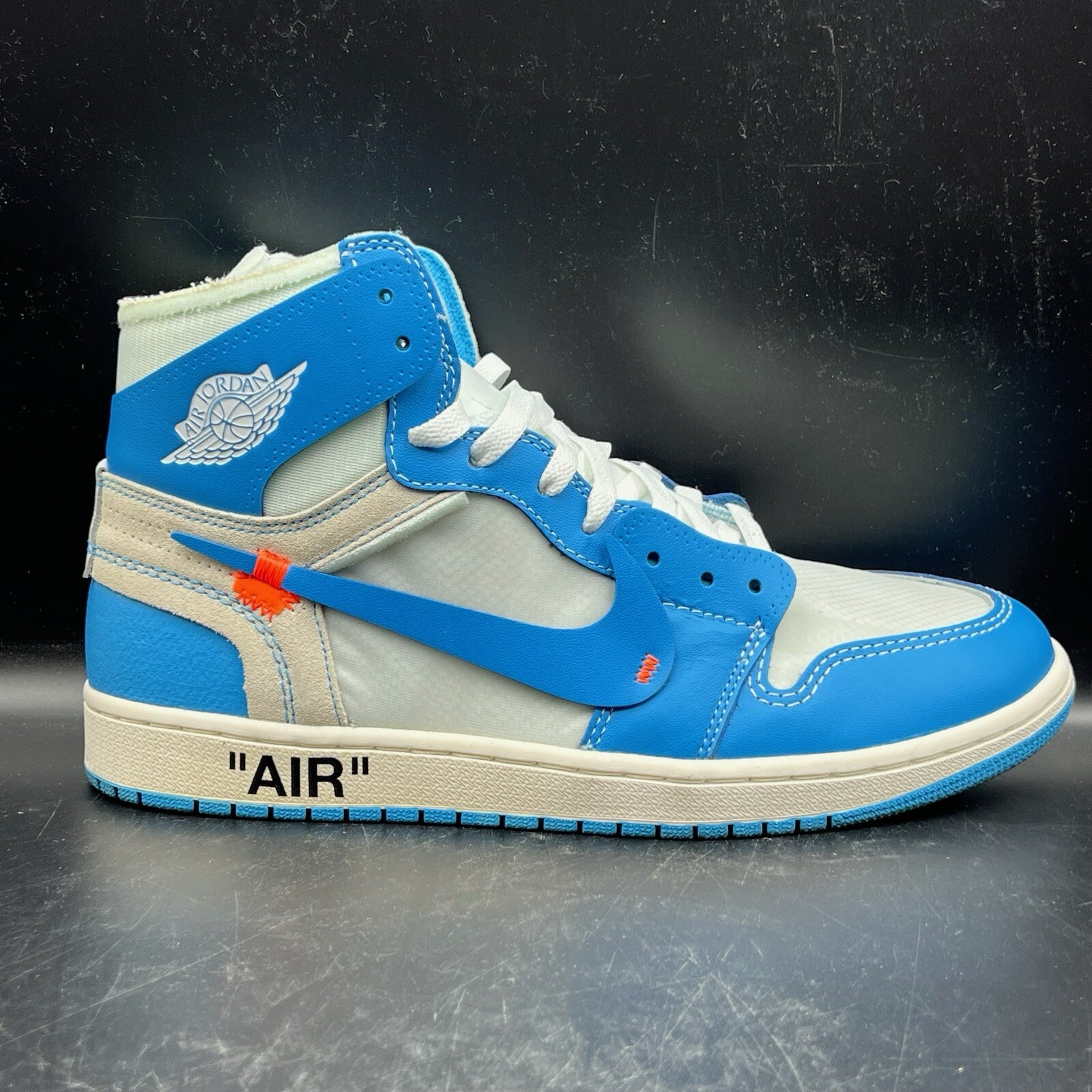 Jordan 1 Retro OG x Off-White High UNC - Size 10.5 - Gem
