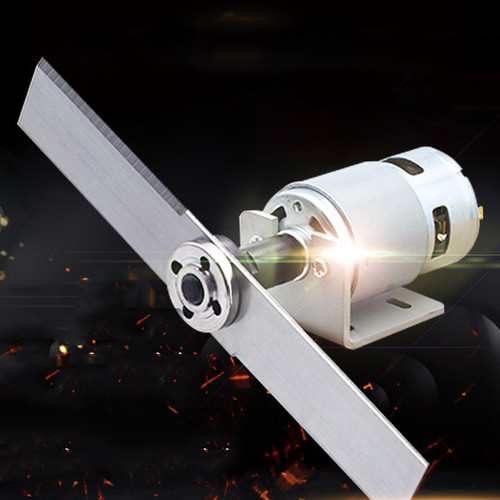 DC 12V 775 Motor Manganese Steel Blade Garden Mowing Tools DIY Lawn ...