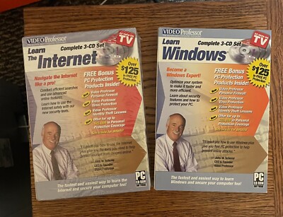 Video Professor: Learn The Internet (Sealed) Learn Windows Complete | eBay