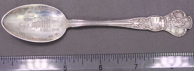 Antique Sterling Silver State Souvenir Spoon: The Capitol, Washington ...