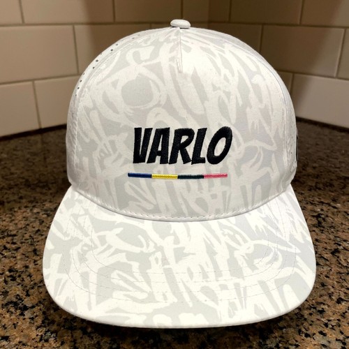 Varlo Cycling Snapback Hat Cap Snapback Adjustable Gray White Mesh Back ...