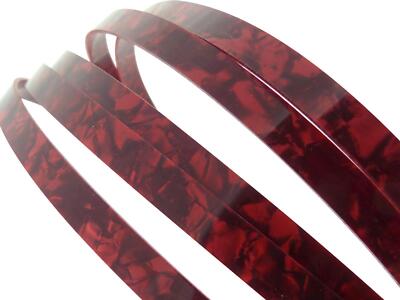 Incudo Red Pearloid Celluloid Guitar Binding - 1600x10x1.5mm | eBay UK