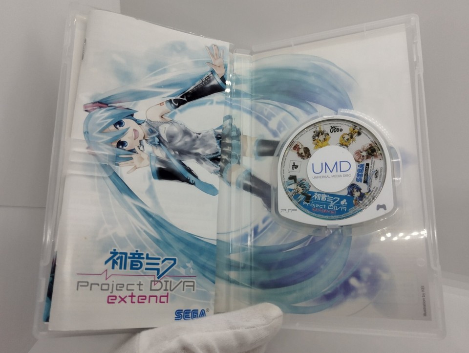PSP Hatsune Miku Project Diva 3000 XZG Console only Turquoise Green [H ...