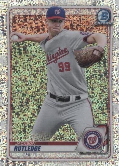 2020 Bowman Draft - Chrome Jackson Rutledge #BD-177 Sparkle Refractor ...