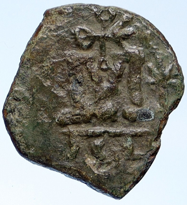 THEODOSIUS III Very RARE 715AD Syracuse Follis Ancient Byzantine Coin ...