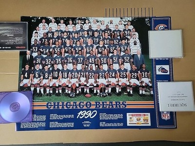 1990 Chicago Bears Team Photo 19 x 26 Poster SUPER BOWL XX | eBay