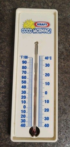 VINTAGE Kraft Foods Inc. Good Morning Thermometer Plastic Promotional ...