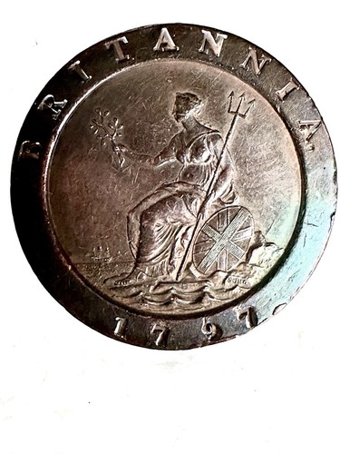 1797 Great Britain King George III Two Pence Coin - Excellent PATINA ...