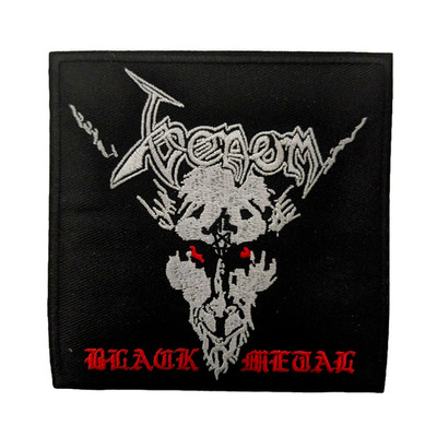 Venom Patch, Venom Band Iron On Embroidery Patch, Black Metal Patch | eBay