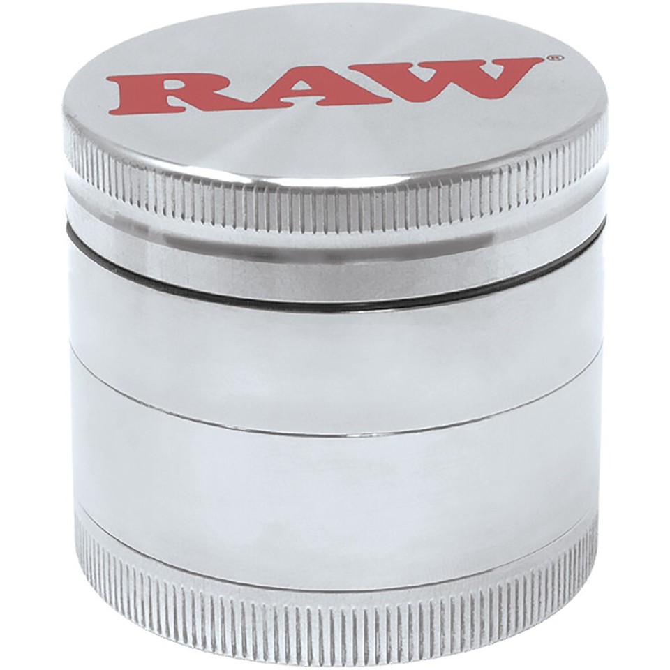 Raw Stainless-Steel Grinder 50MM RAW Shredder 4- Piece Grinder. | eBay
