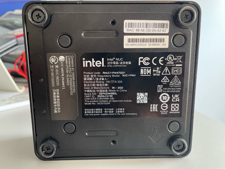 Intel NUC11PAH i7-1165G7 2.80GHz, 32GB, 1TB NVMe Disk, Windows 11 Pro ...