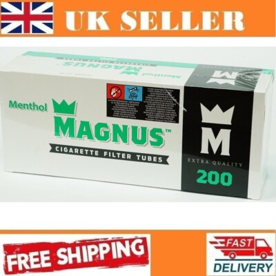 2000 Magnus GREEN Menthol Filter cigarette empty tubes BEST PRODUCT ...