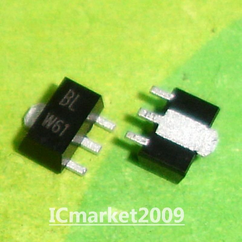 50 PCS BCX56-16 SOT-89 BL NPN Silicon Planar Medium Power Transistors ...