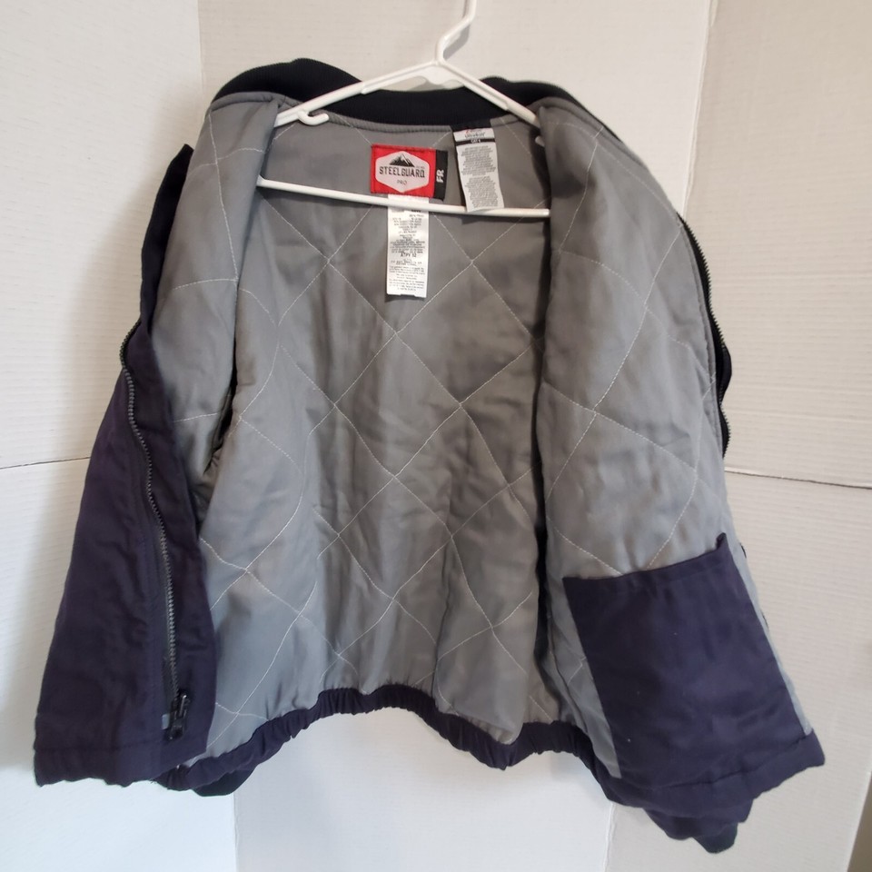 Steelguard Pro FR Jacket MEDR Navy Insulated Flame Resistant Work Coat ...