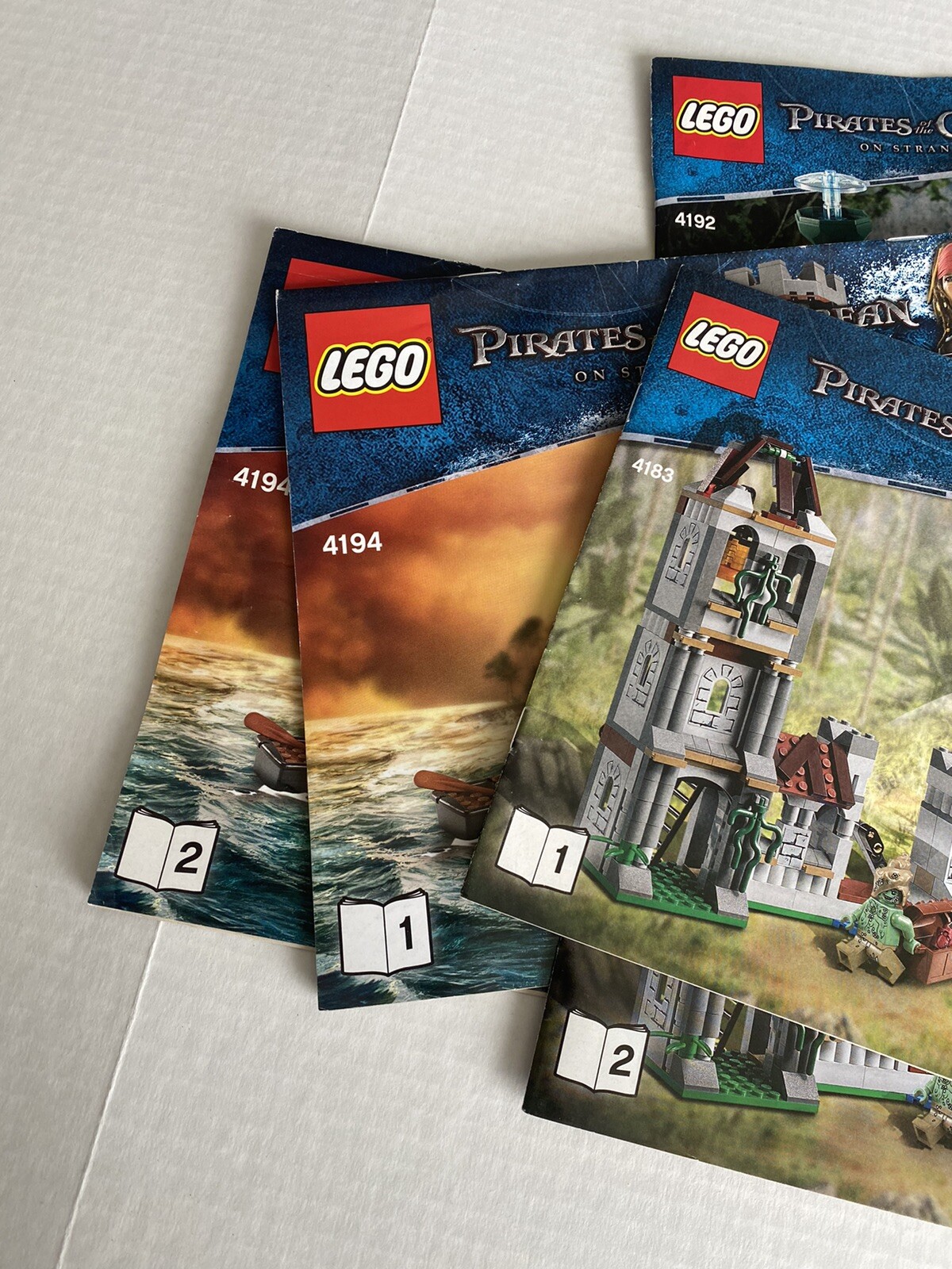 Lot of Lego Pirates of the Caribbean 4183 4194 4193 4182 4181 4192 ...