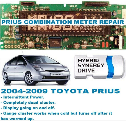2005-2009 Toyota Prius Combination Meter Instrument Cluster Repair Service