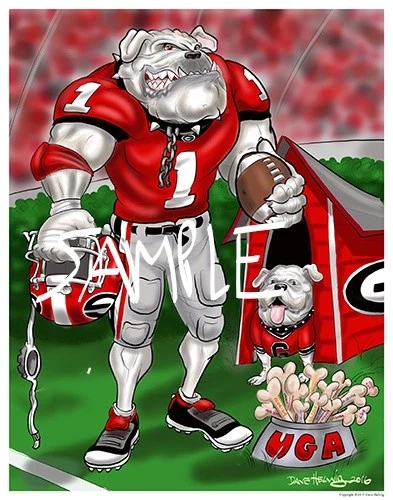 Georgia Football Cartoons