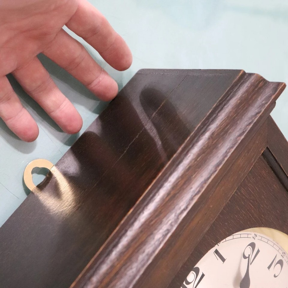 ATO HALLER & BENZING Antique Wall TOP Clock 1920s ELECTRIC! Super RARE ...