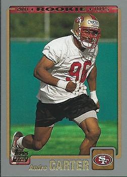 2001 Topps #361 Andre Carter 49ERS RC | eBay