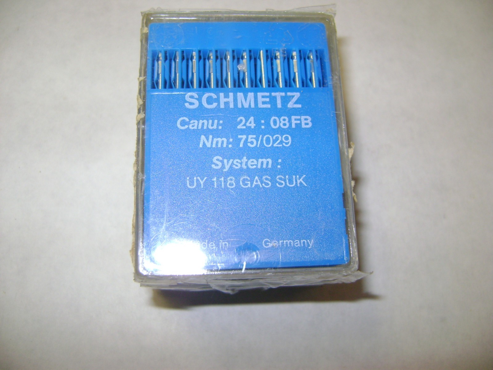 50 SIZE 75/029/11 SCHMETZ UY118 GAS SUK INDUSTRIAL SEWING MACHINE ...