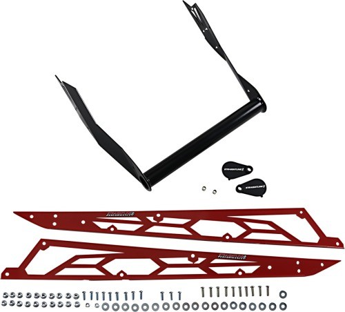 Straightline Performance Hide N Go Rear Bumper - Red/Black Snowmobile ...