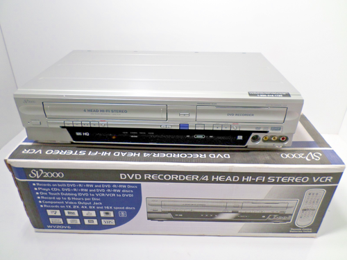 Funai SV2000 WV20V6 Video Cassette DVD Recorder VHS DVD Combo Player ...