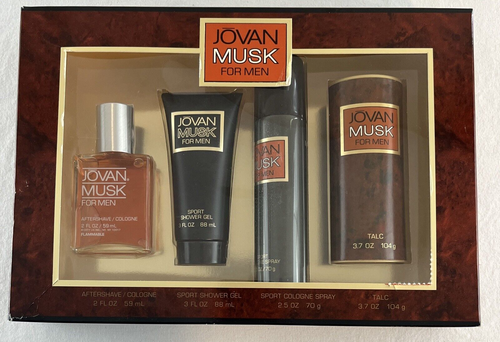 Jovan Musk For Men Gift Set - Shower Gel 2 oz Aftershave Cologne Spray ...