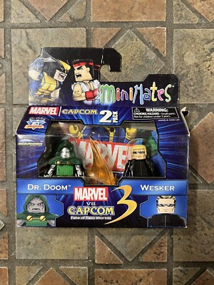 Marvel vs Capcom Minimates DOCTOR DOOM & WESKER TRU Wave 3 MVC Resident ...