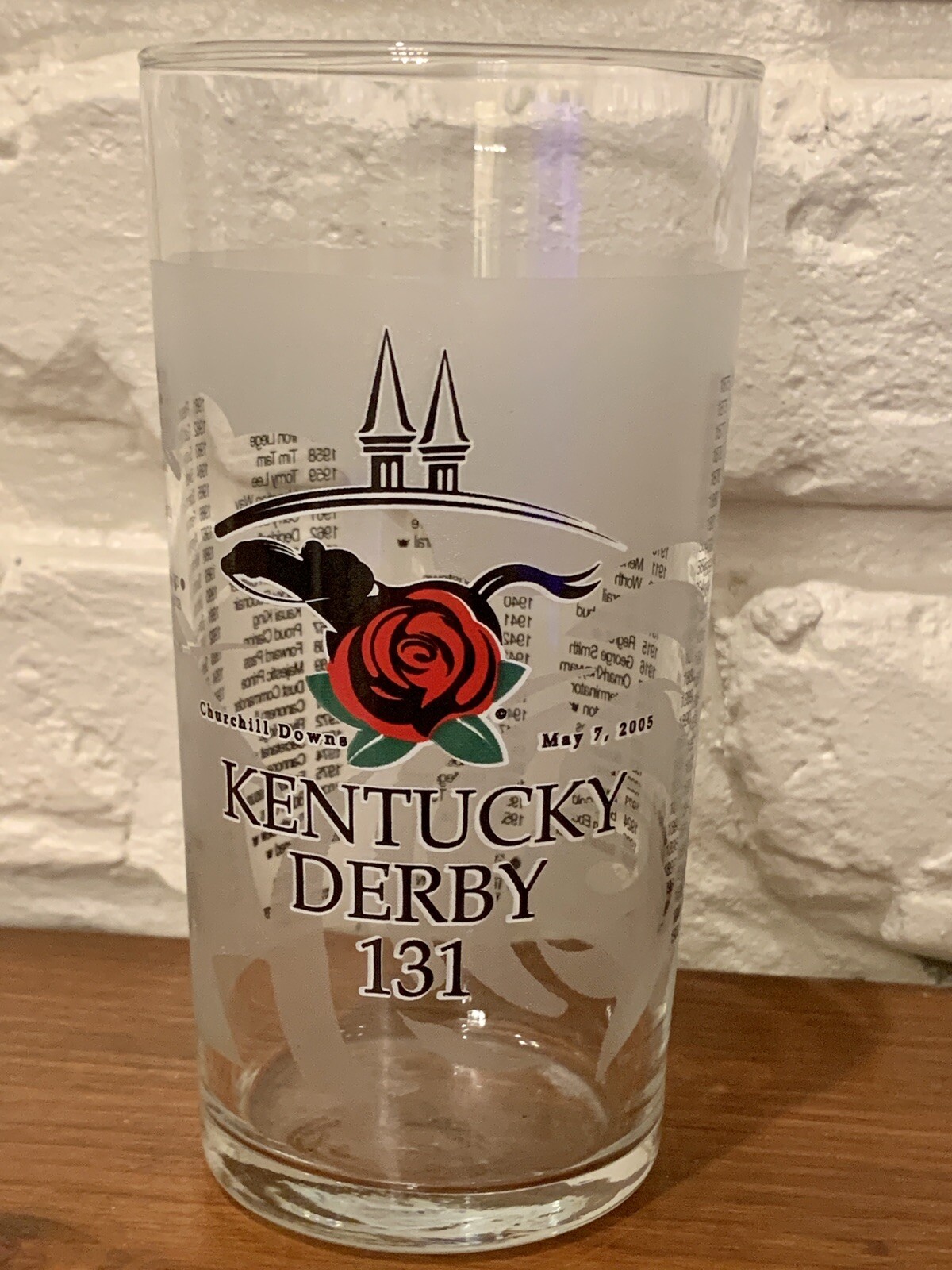 2005 Kentucky Derby Souvenir Churchill Downs Mint Julep Glass 131st ...