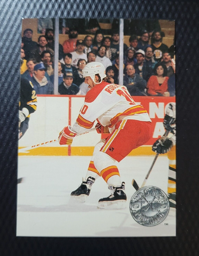 1992 Pro Set Platinum Performer GARY ROBERTS Calgary Flames Hockey NHL ...