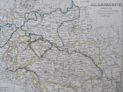 German Confederation Germany Austria Bavaria Poland 1850 Fremin ...