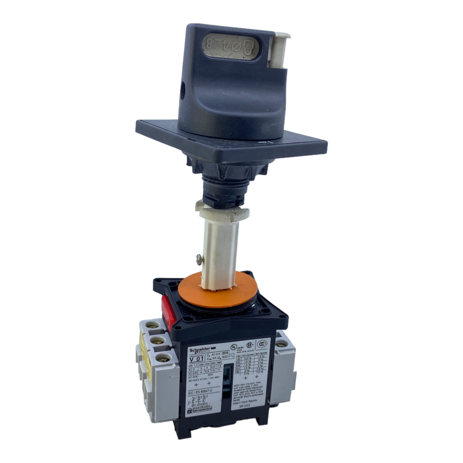 Schneider V01 Main Emergency Stop Switch for Industrial Use 60947-3 20A ...