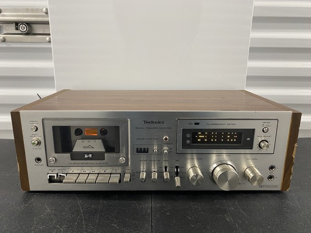Technics Rs-641 Cassette Deck With Fluorescent VU Meters for sale ...