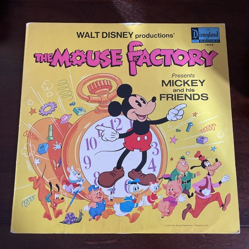 Walt Disney Productions The Mouse Factory Lp Disneyland Children 1972 ...