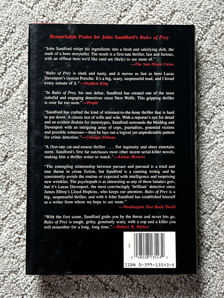 Shadow Prey by John Sandford - hardcover 9780399135439| eBay