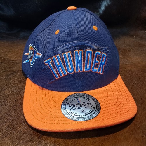 Adidas Oklahoma City OKC Thunder Logo Snapback Hat NBA Basketball Draft 2016 | eBay