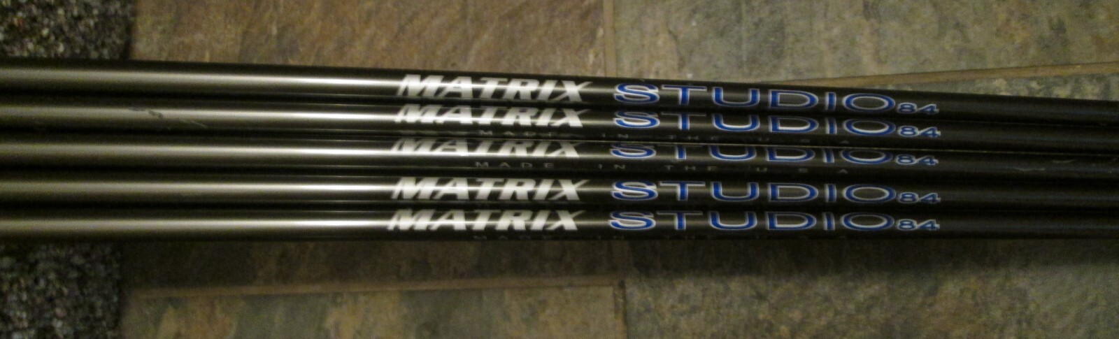 Matrix Studio 84 L Flex Graphite Iron Shafts (5) .370 tips Nice!! | eBay